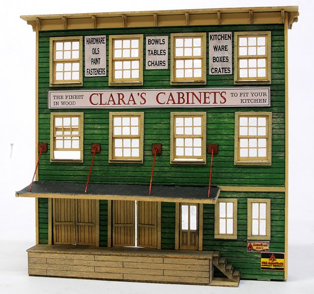 Clara's Cabinets - Front Only - HO scale kit #2152 – Banta Modelworks