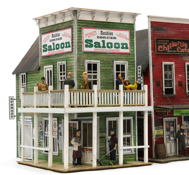 Roubies Saloon - S scale kit #4111 – Banta Modelworks