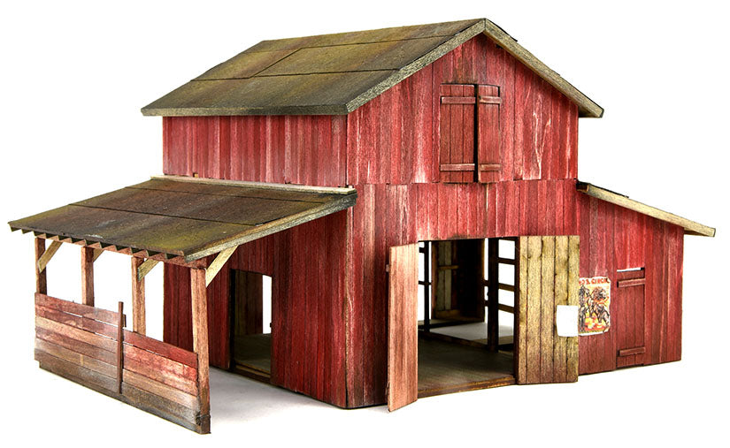 Foley's Barn - O Scale Kit #6147 – Banta Modelworks