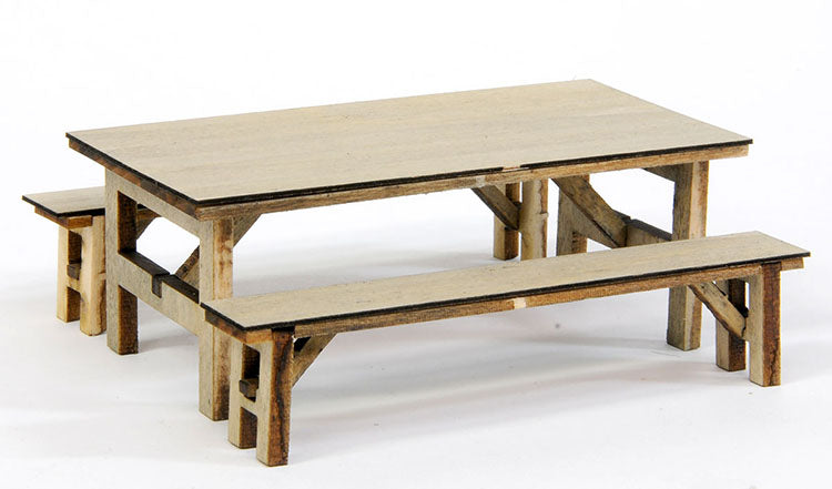 Chow Hall Mess Table - F scale 1:20.3 kit #915 – Banta Modelworks